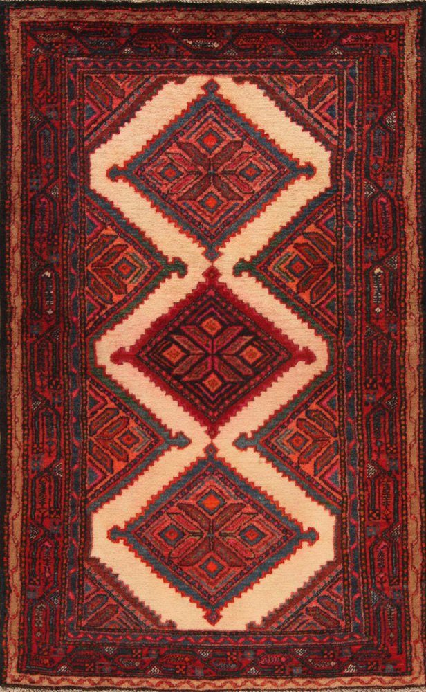 Hand-Knotted Middle Eastern Rug for sale at Pamono