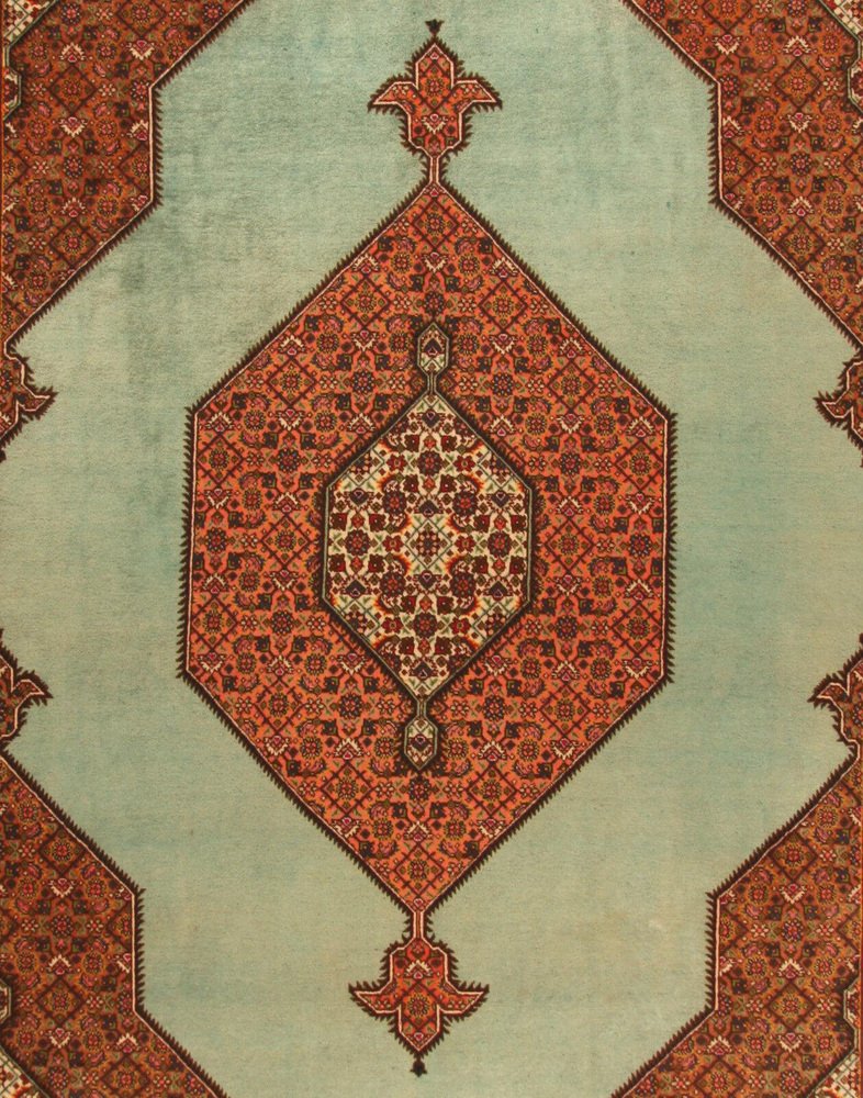 Hand-Knotted Middle Eastern Wool Rug with Pattern & Plant Dyes for sale ...
