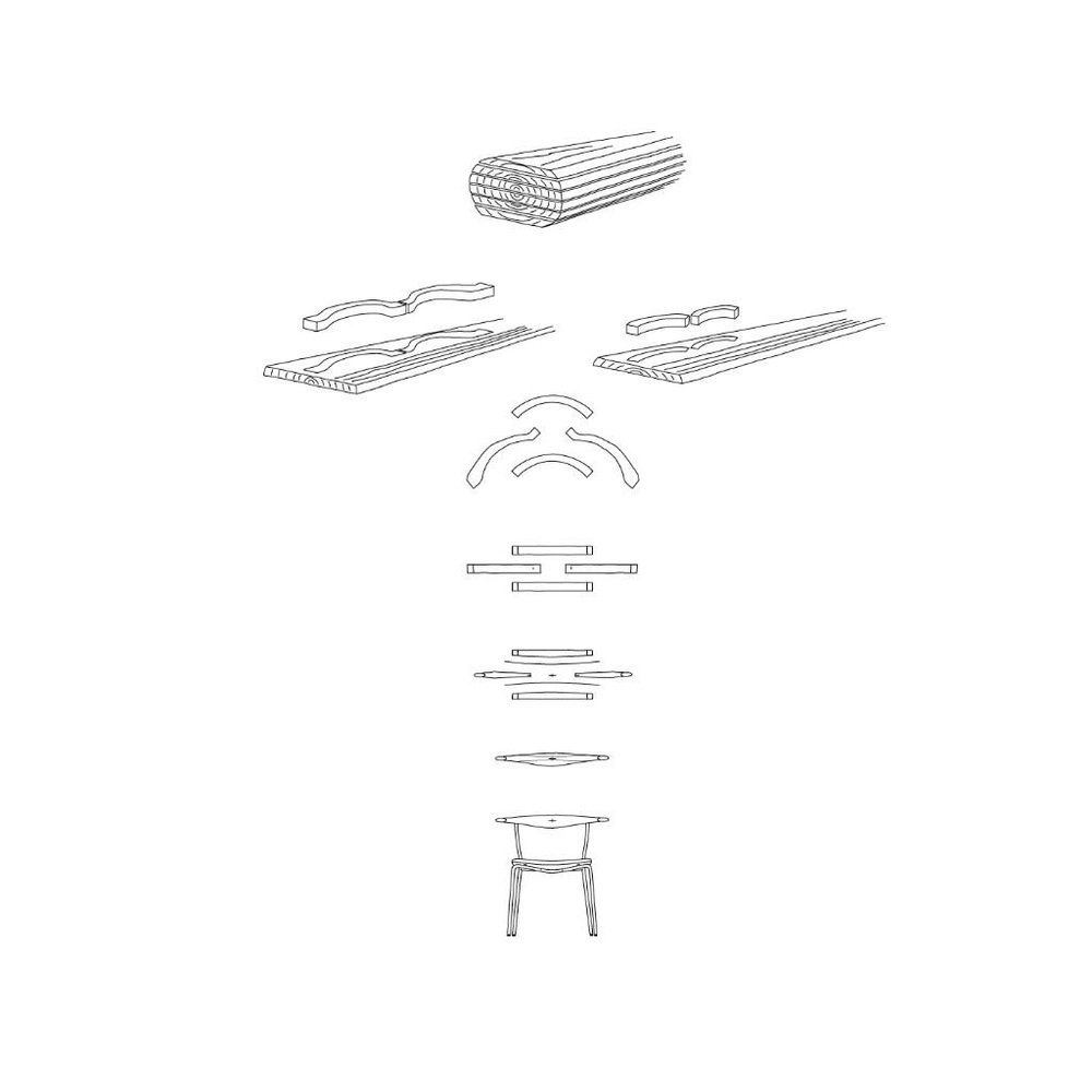 PP701 Chair by Hans J. Wegner, 1960s for sale at Pamono