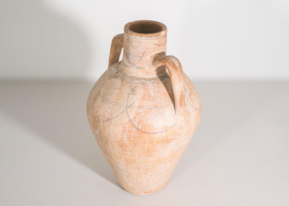 19th Century Rustic Spanish Terracotta Amphora for sale at Pamono