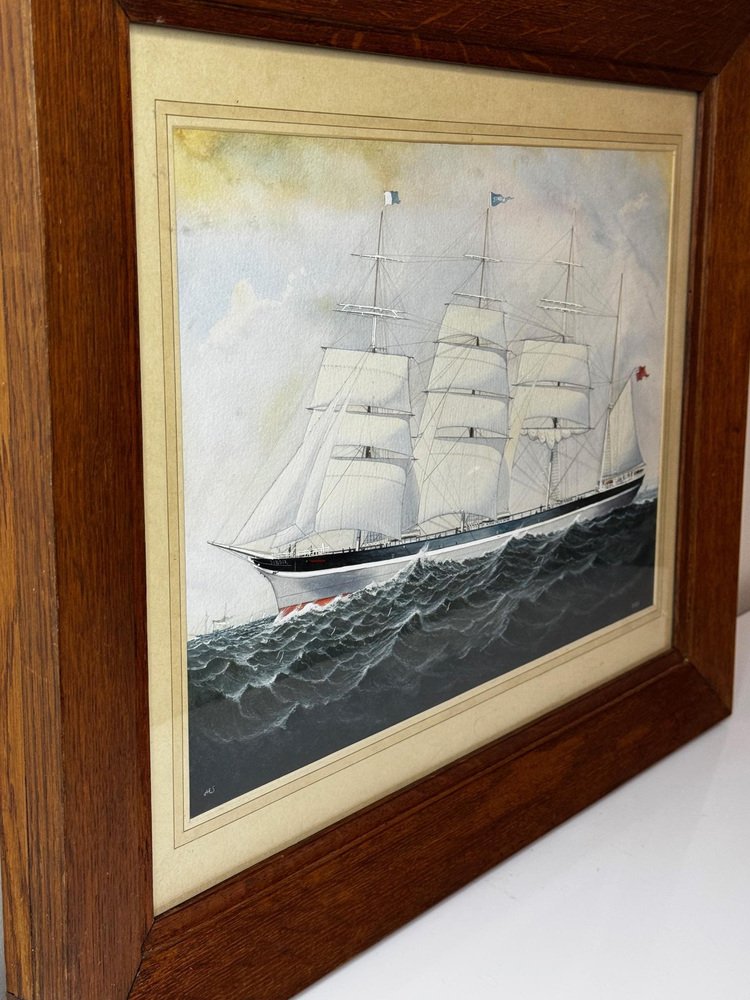 Victorian Artist, Brocklebank Line Four-Masted Steel Hull Sindia Ship ...