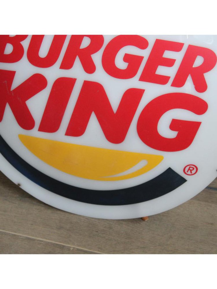 Sign from Burger King, 1990s for sale at Pamono
