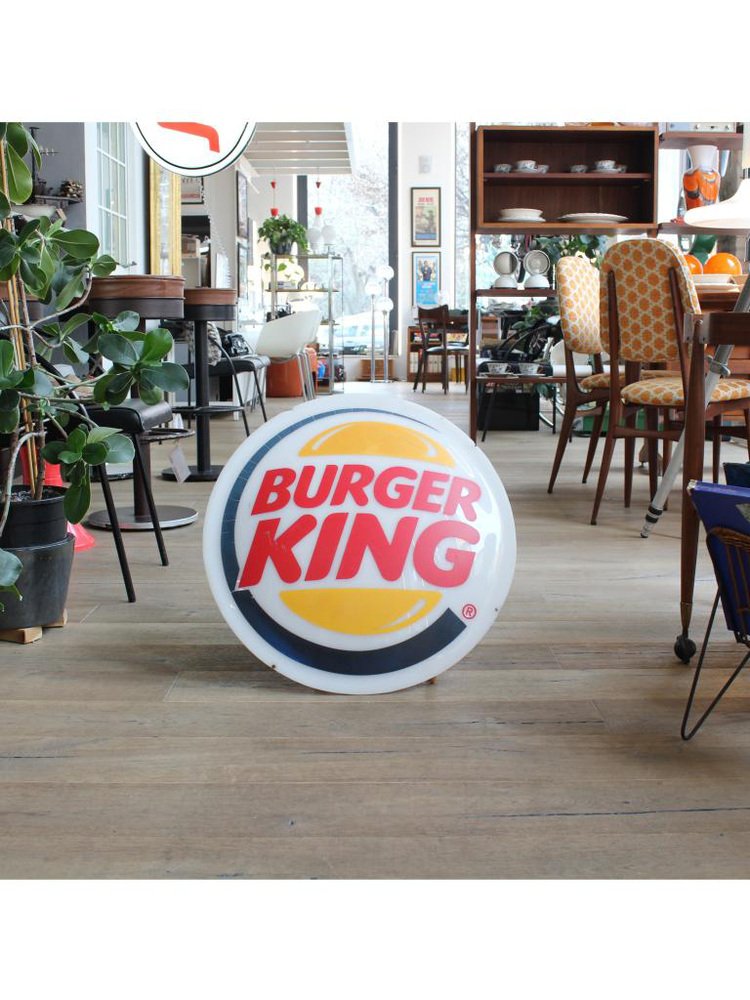 Sign from Burger King, 1990s for sale at Pamono