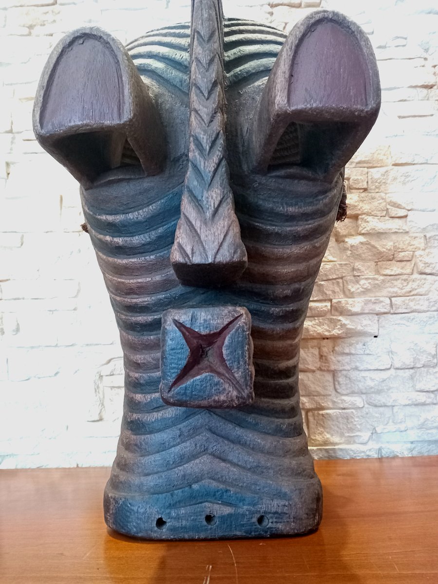 Wood Songye Mask, 1950s for sale at Pamono