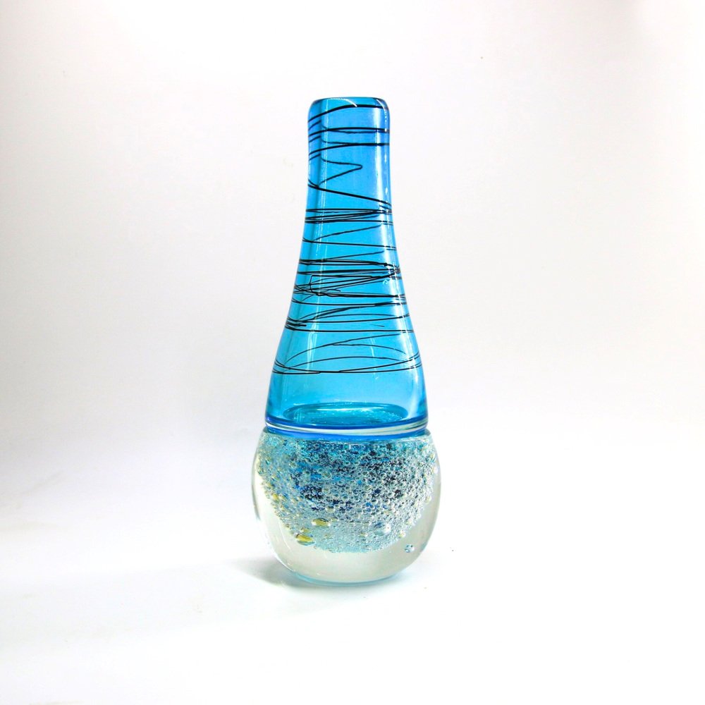 Murano Glass Interior Submersion Vase by MadeForSoul for sale at Pamono