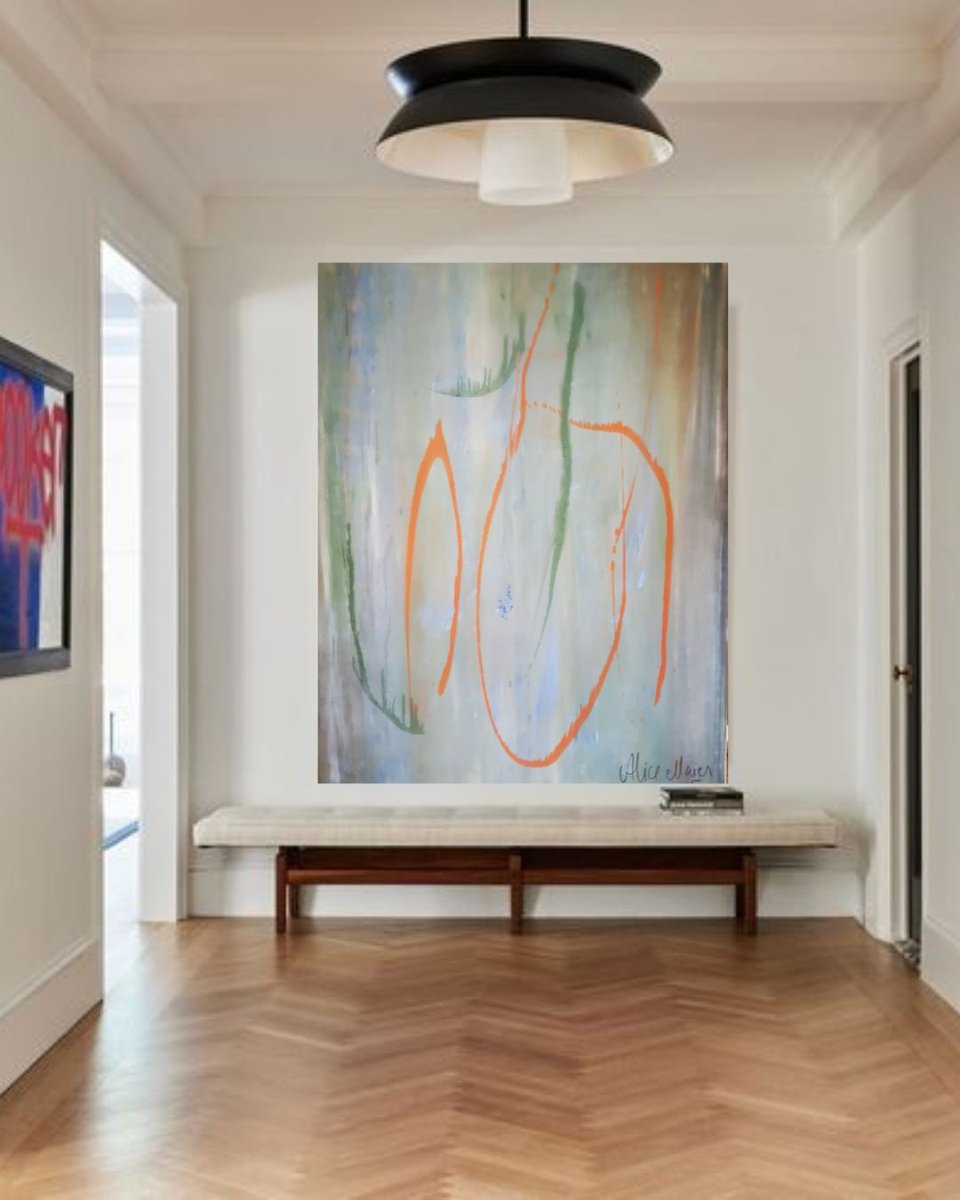 Alice Maier, The 4 Elements, Acrylic Painting, 2025 for sale at Pamono