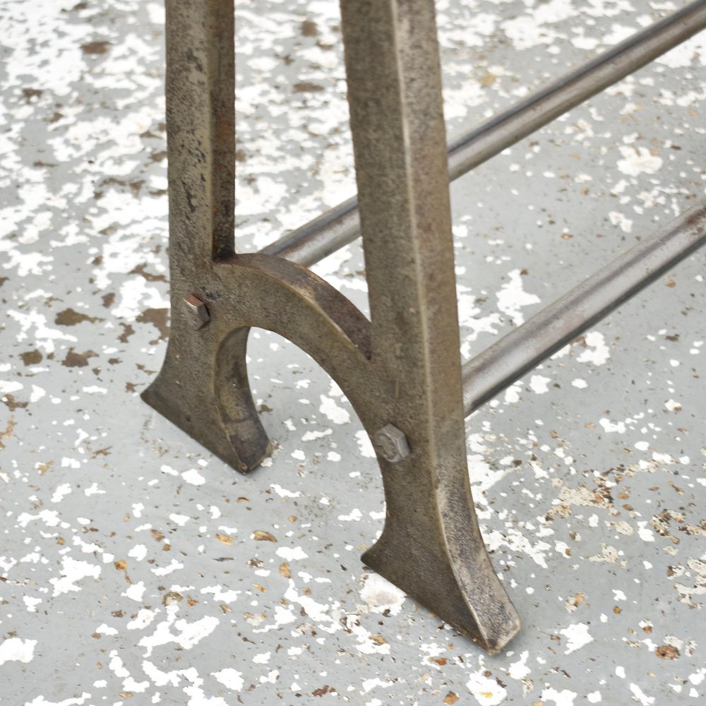 Small School Vintage Locker Room Storage Bench, 1950s for sale at Pamono