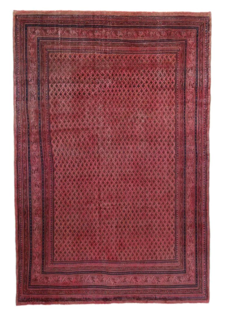 Vintage Middle Eastern Hand-Knotted Rug for sale at Pamono