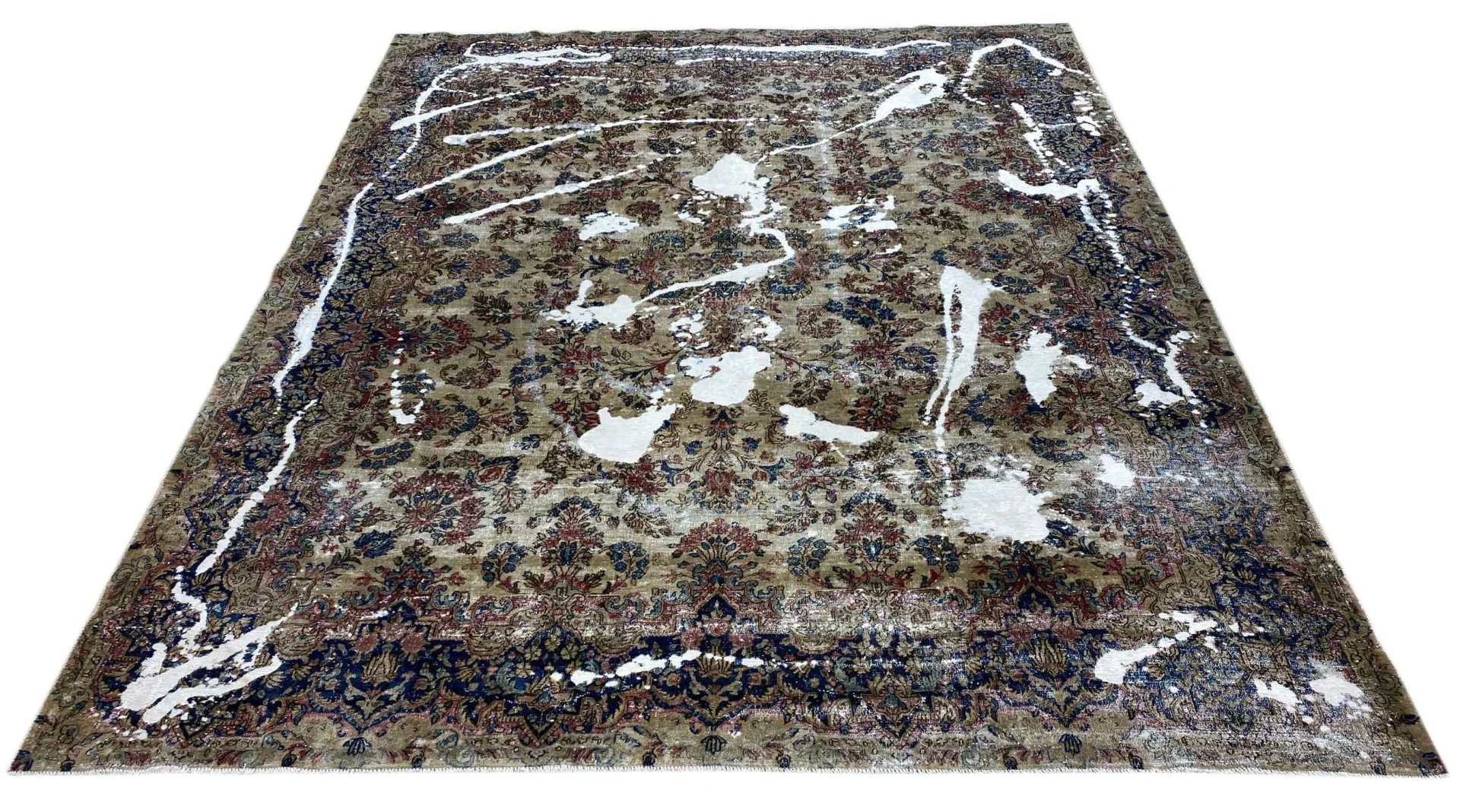Vintage Middle Eastern Hand-Knotted Rug for sale at Pamono