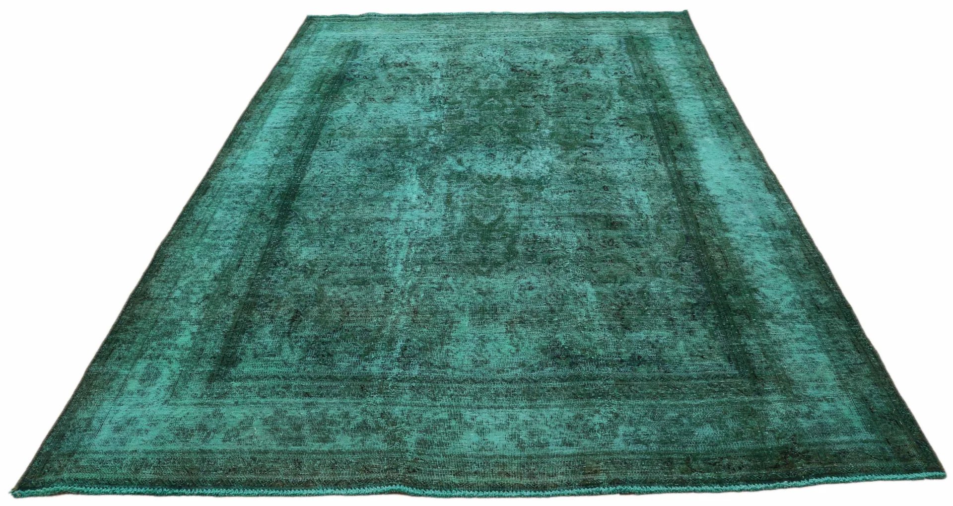 Vintage Hand-Knotted Reworked Middle Eastern Rug for sale at Pamono