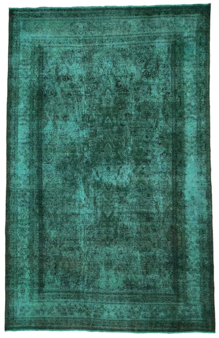 Vintage Hand-Knotted Reworked Middle Eastern Rug for sale at Pamono