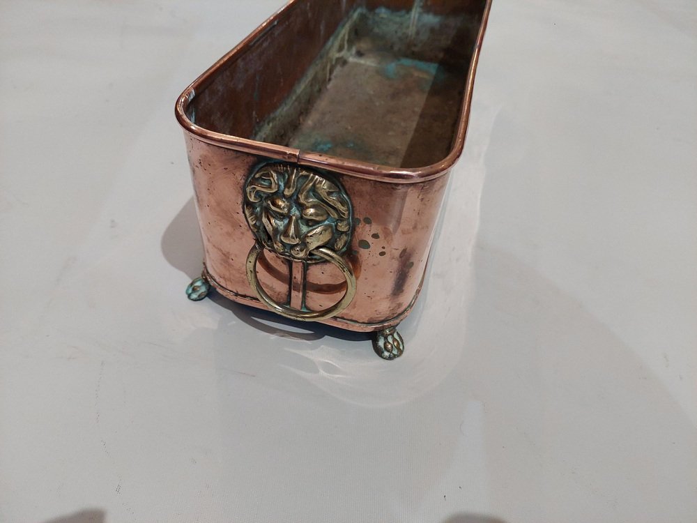 Victorian Copper Planter Trough for sale at Pamono