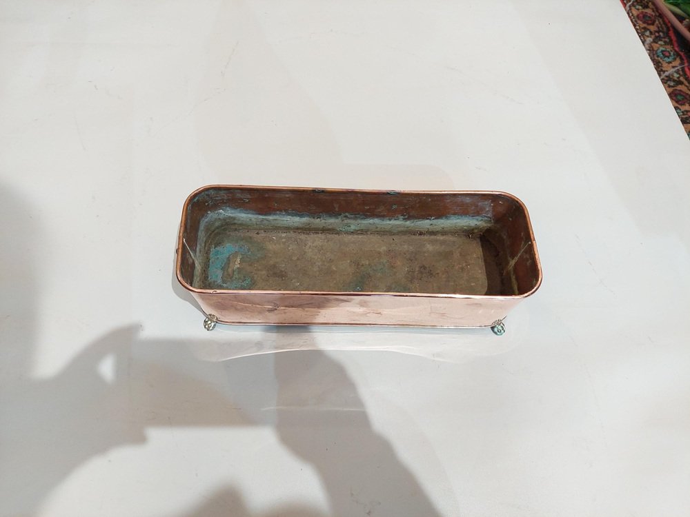 Victorian Copper Planter Trough for sale at Pamono