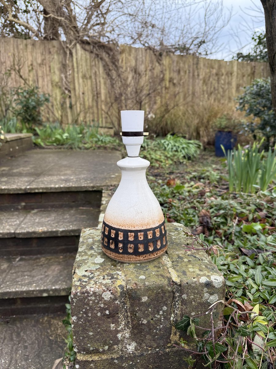 Vintage Table Lamp in Stoneware from Iden Rye Pottery, 1970s for sale ...