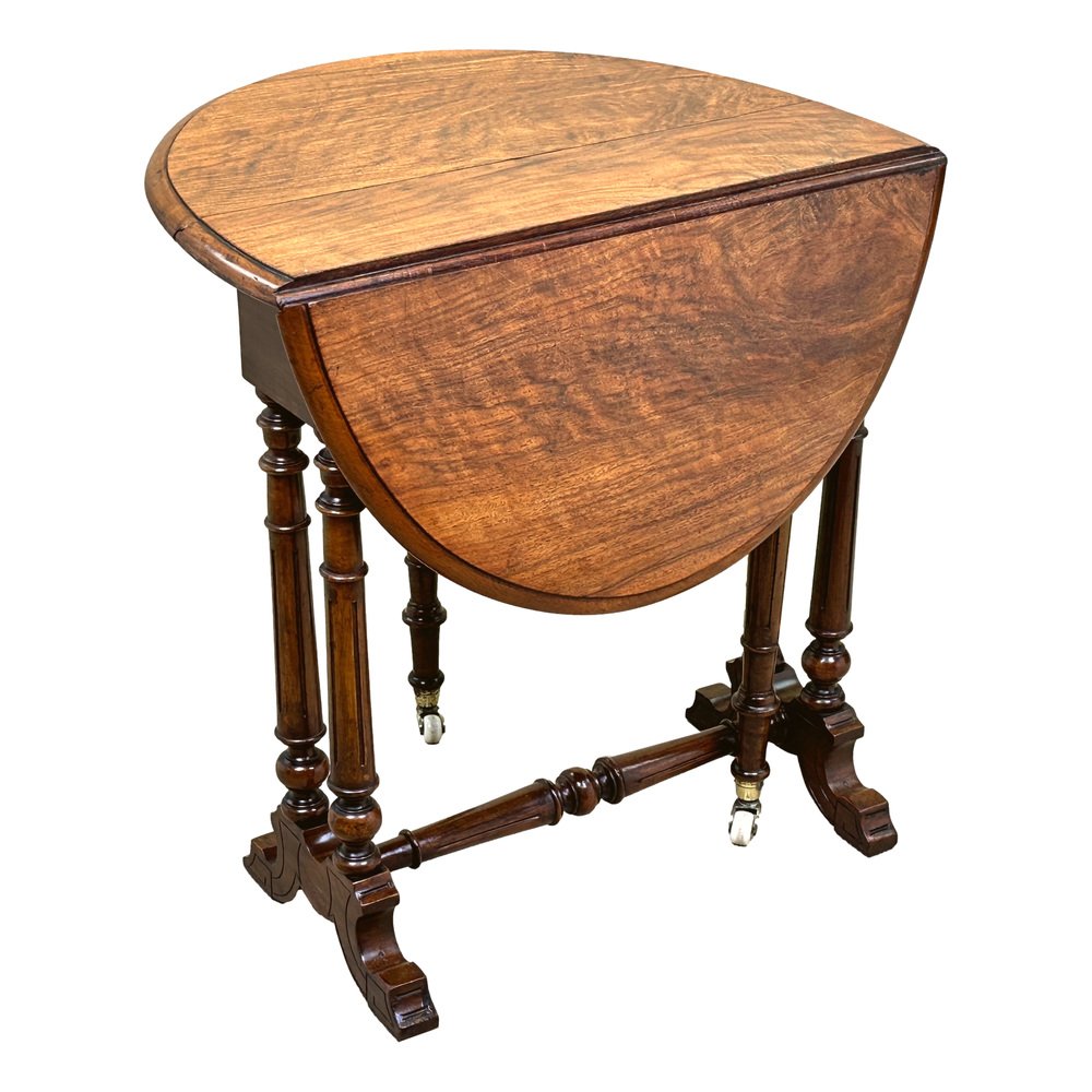 Victorian Walnut Baby Sutherland Table, 1870 for sale at Pamono