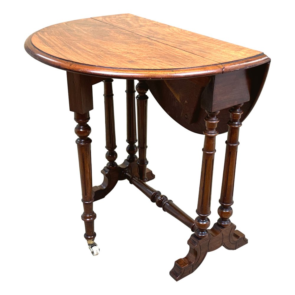 Victorian Walnut Baby Sutherland Table, 1870 for sale at Pamono
