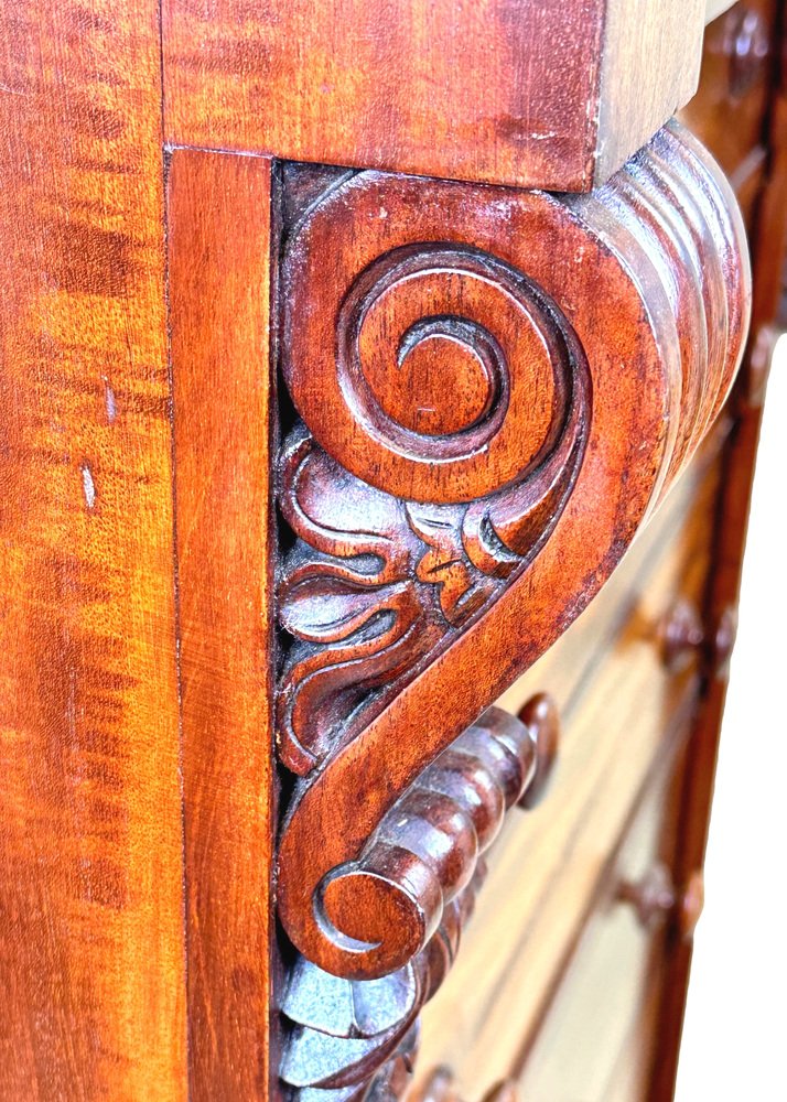 19th Century Mahogany Wellington Chest, 1840 for sale at Pamono
