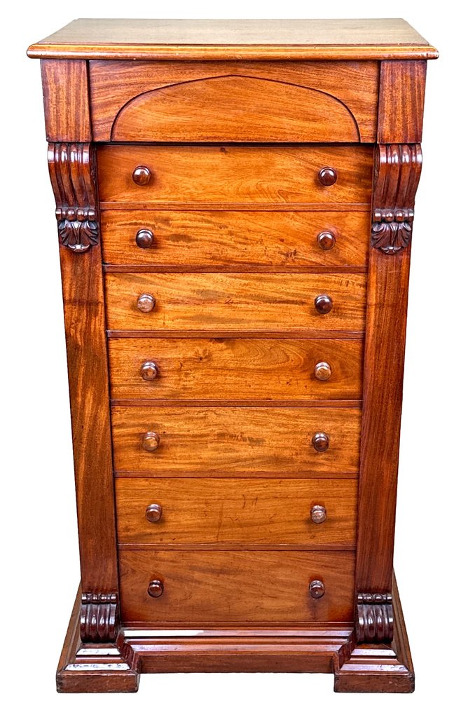 19th Century Mahogany Wellington Chest, 1840 for sale at Pamono