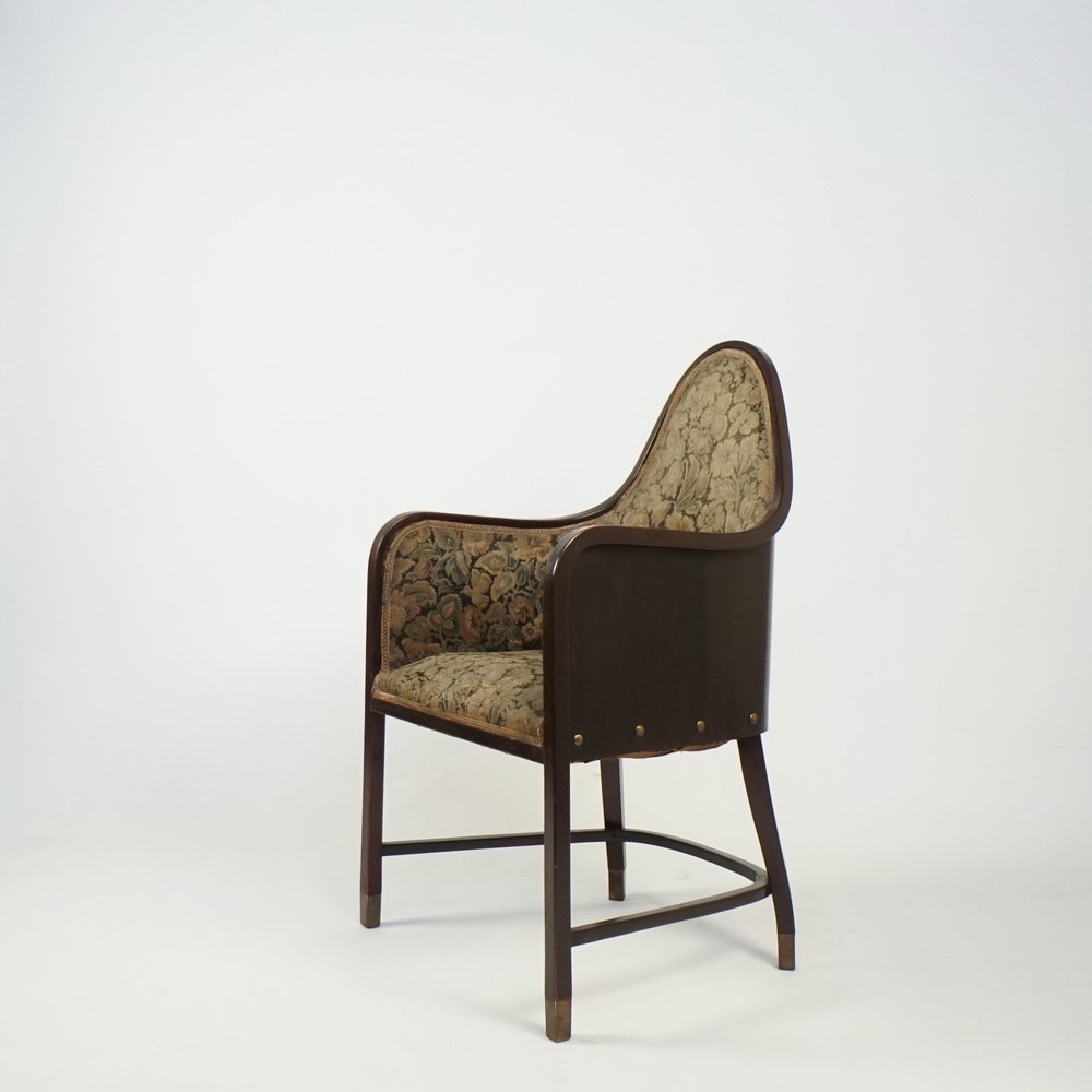 Chair Model 330/F with Original Fabric by Josef Hoffmann for Jacob ...
