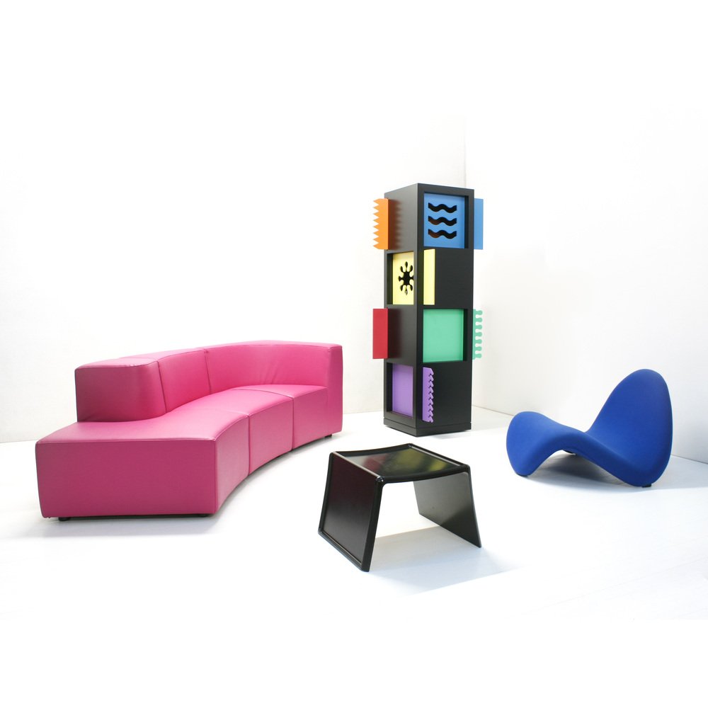 Pink Modular Sectional Sofa by Porada Arredi, 2000s, Set of 3 for sale ...