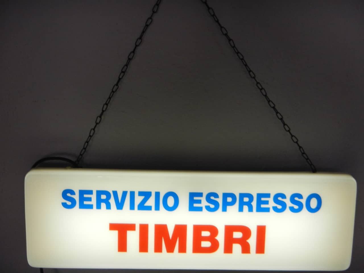 Vintage Illuminated Sign, 1970 for sale at Pamono