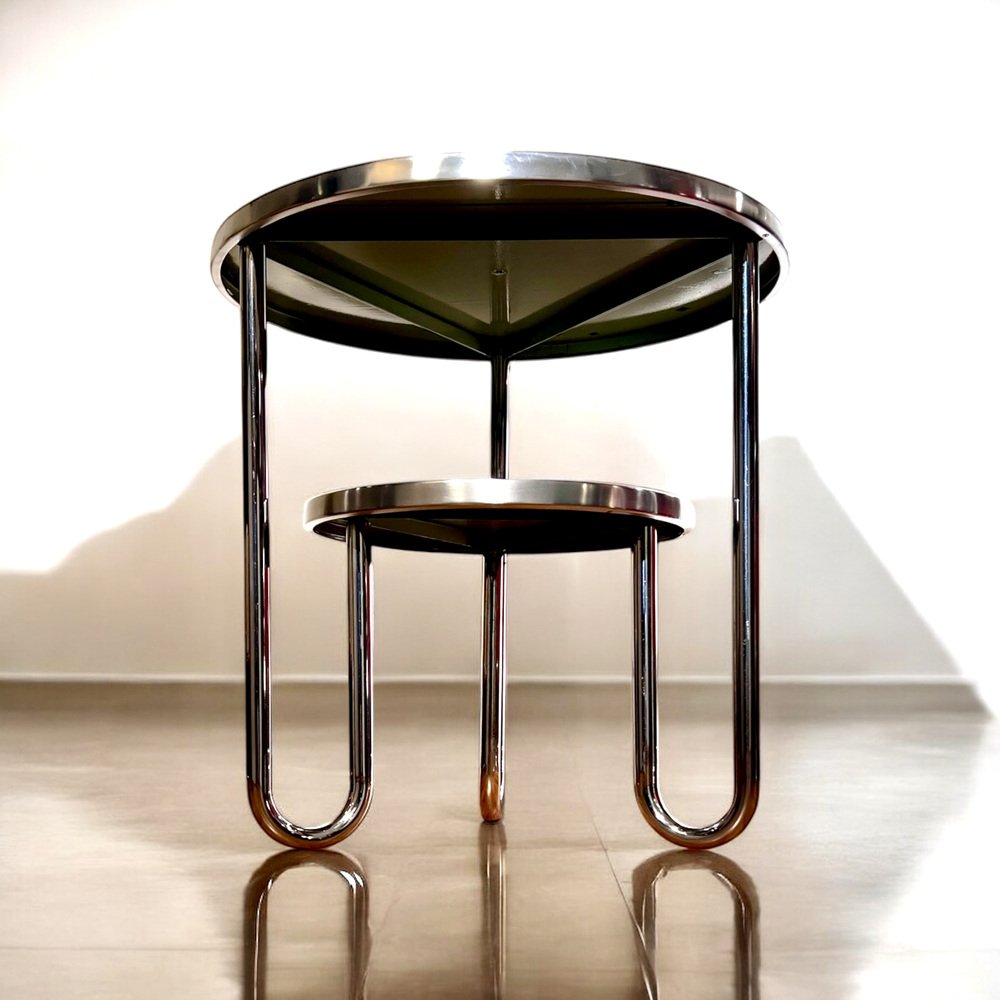 Small Bauhaus Tubular Steel Side Table from Mauser Werke, Mod. RC5 ...