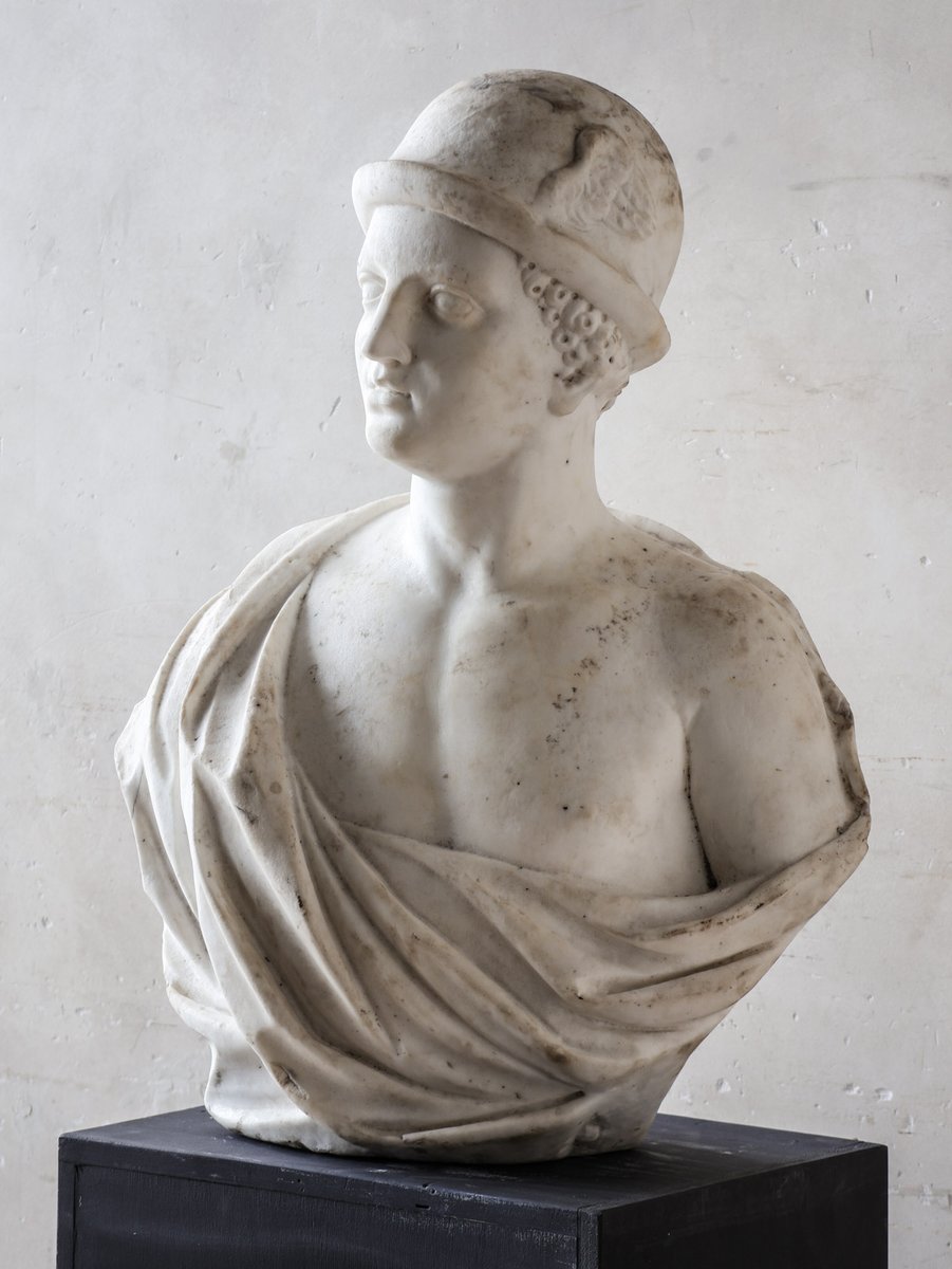 Dutch Artist, Bust of Mercury, 17th Century, White Carrara Marble for ...