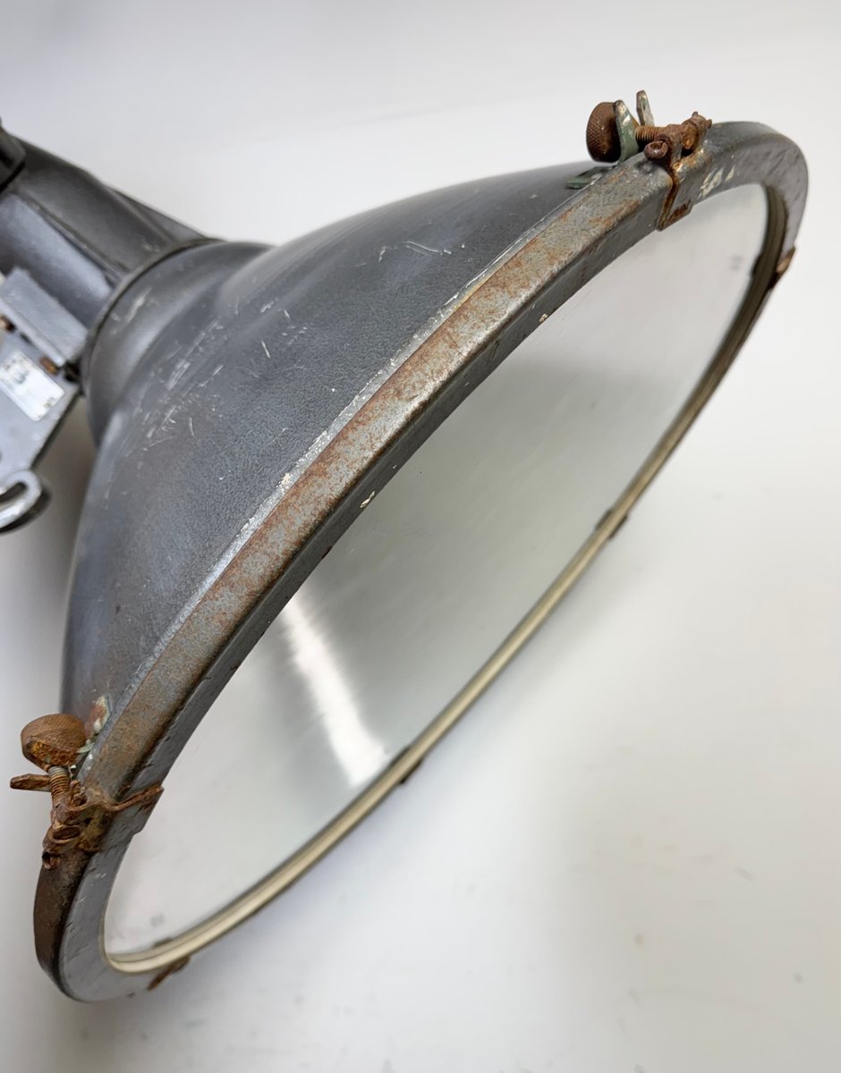 Large Vintage Industrial Aluminium Factory Wall Spotlight from ...