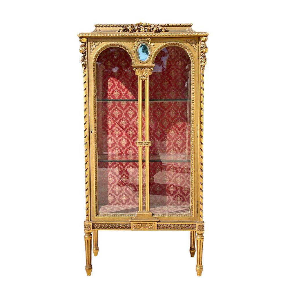 Louis XVI Display Case, 1880s for sale at Pamono