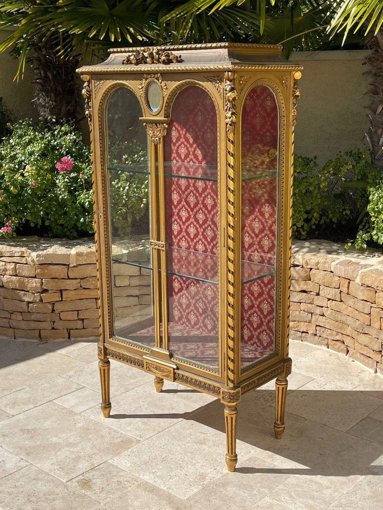 Louis XVI Display Case, 1880s for sale at Pamono