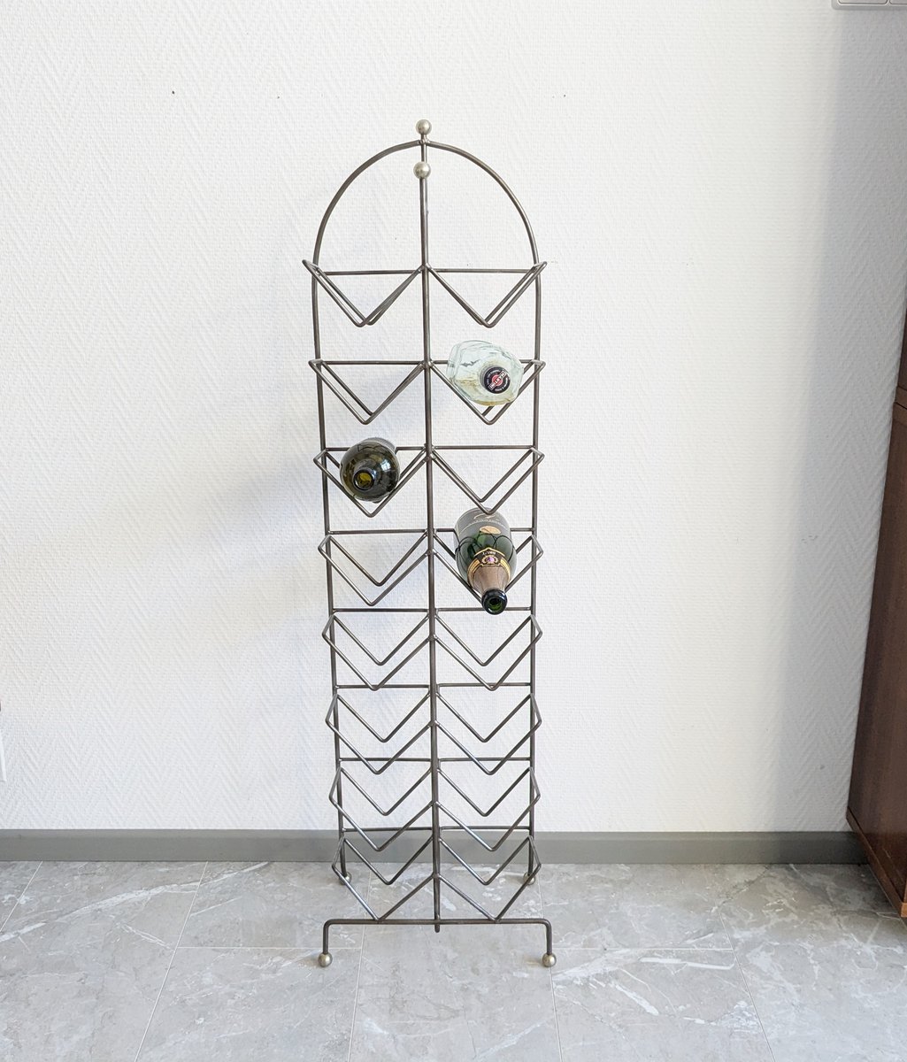 Metal Bottle Rack, 1990s for sale at Pamono