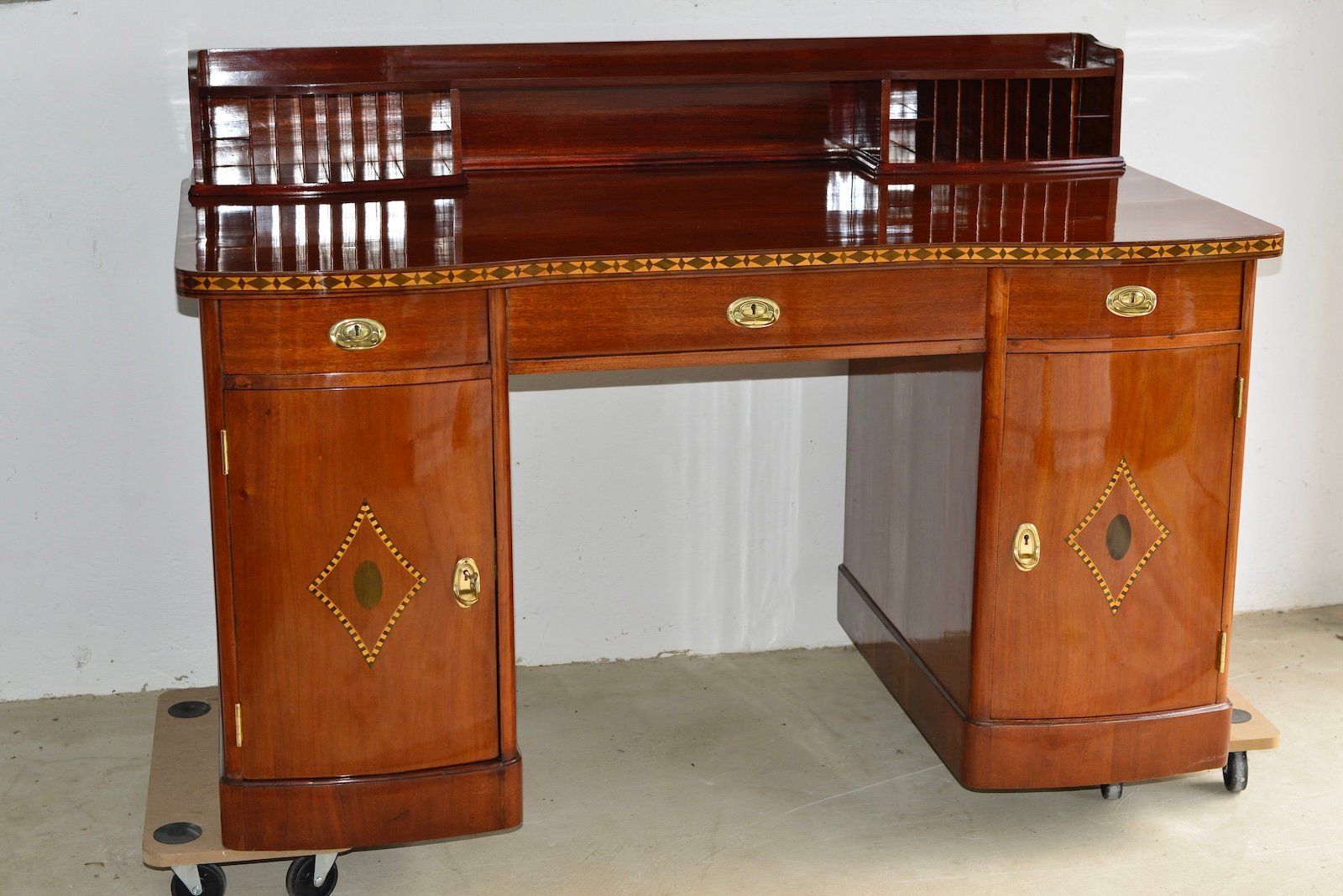 Art Nouveau Desk with Attachment for sale at Pamono