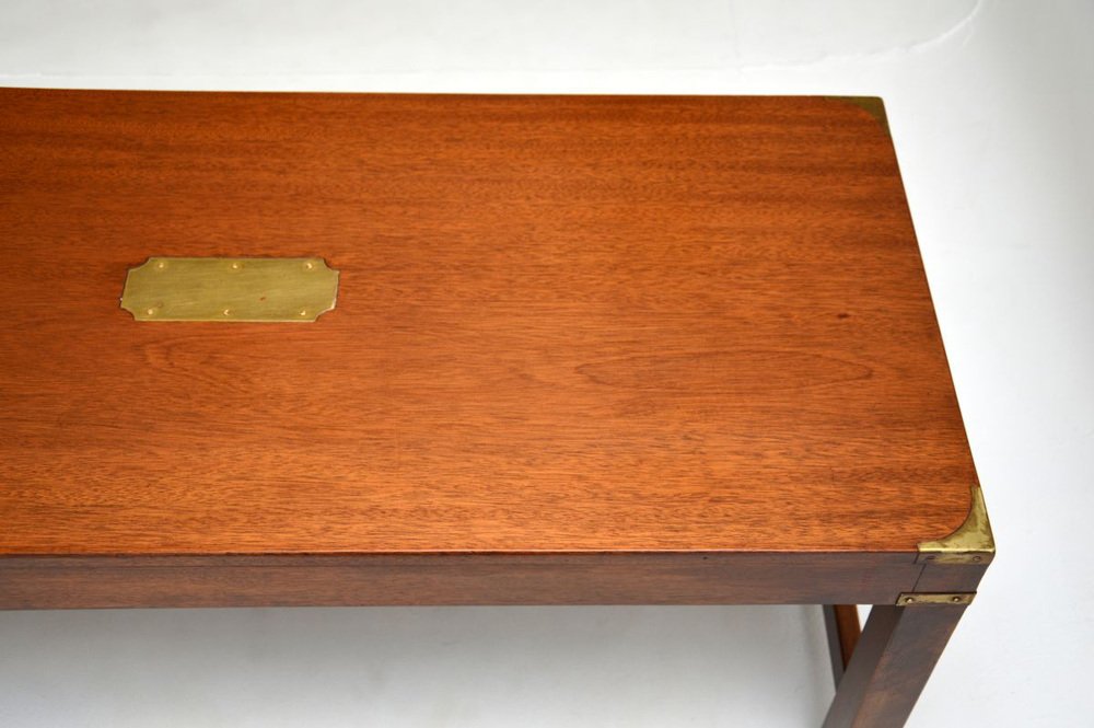 Military Campaign Style Coffee Table, 1930s for sale at Pamono