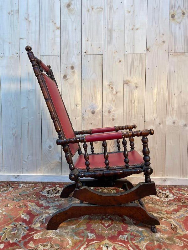 Colonial Style Rocking Chair for sale at Pamono