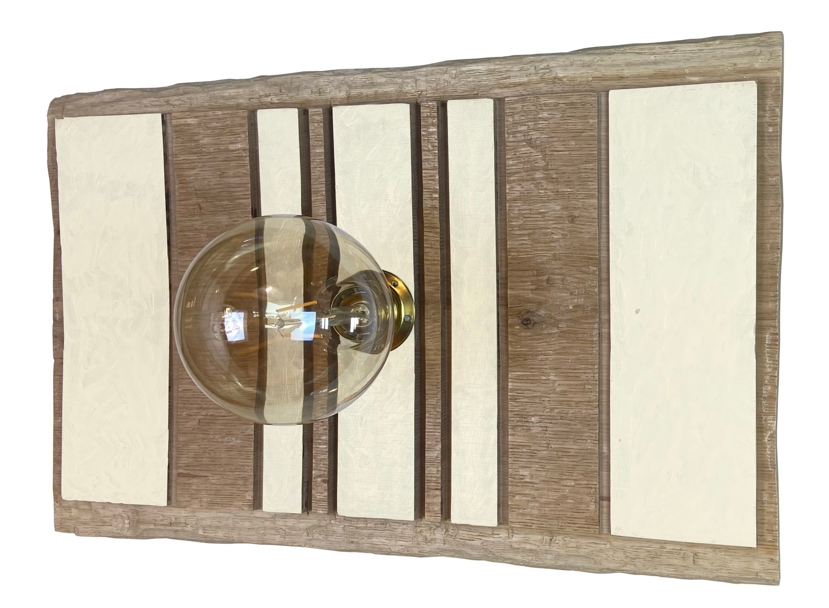 Vanilla Flag Lamp by Pietro Meccani for sale at Pamono