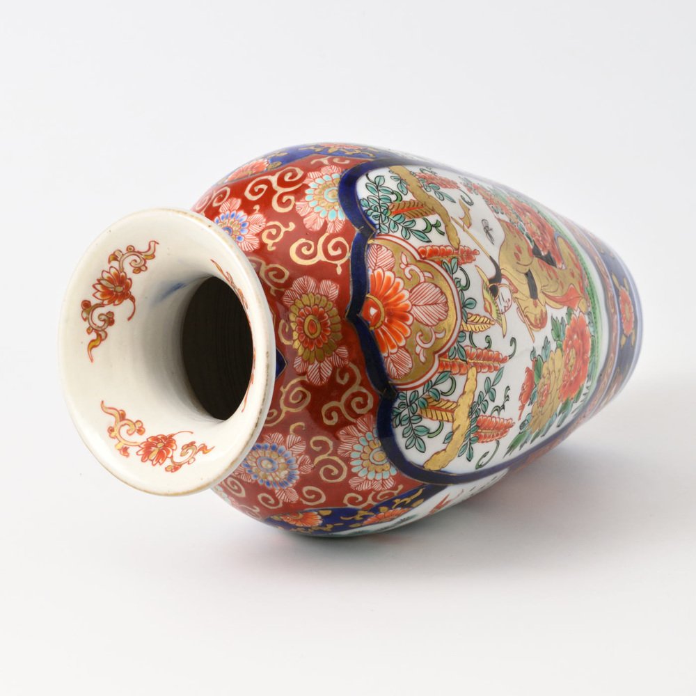 Japanese Imari Porcelain Vase from Nippon Tokusei, 1900s for sale at Pamono
