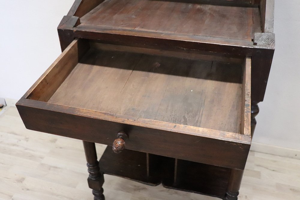 Antique Writing and Reading Stand Lectern in Poplar Wood, 19th Century ...