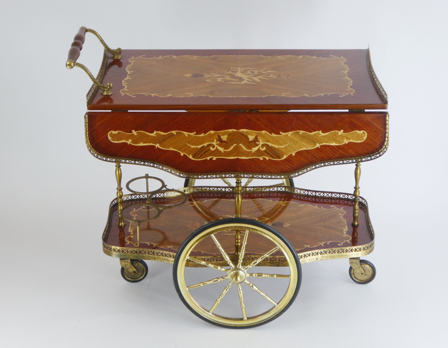 Hollywood Regency Cocktail Trolley for sale at Pamono