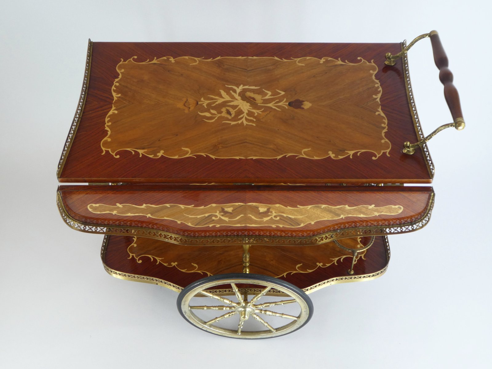 Hollywood Regency Cocktail Trolley for sale at Pamono