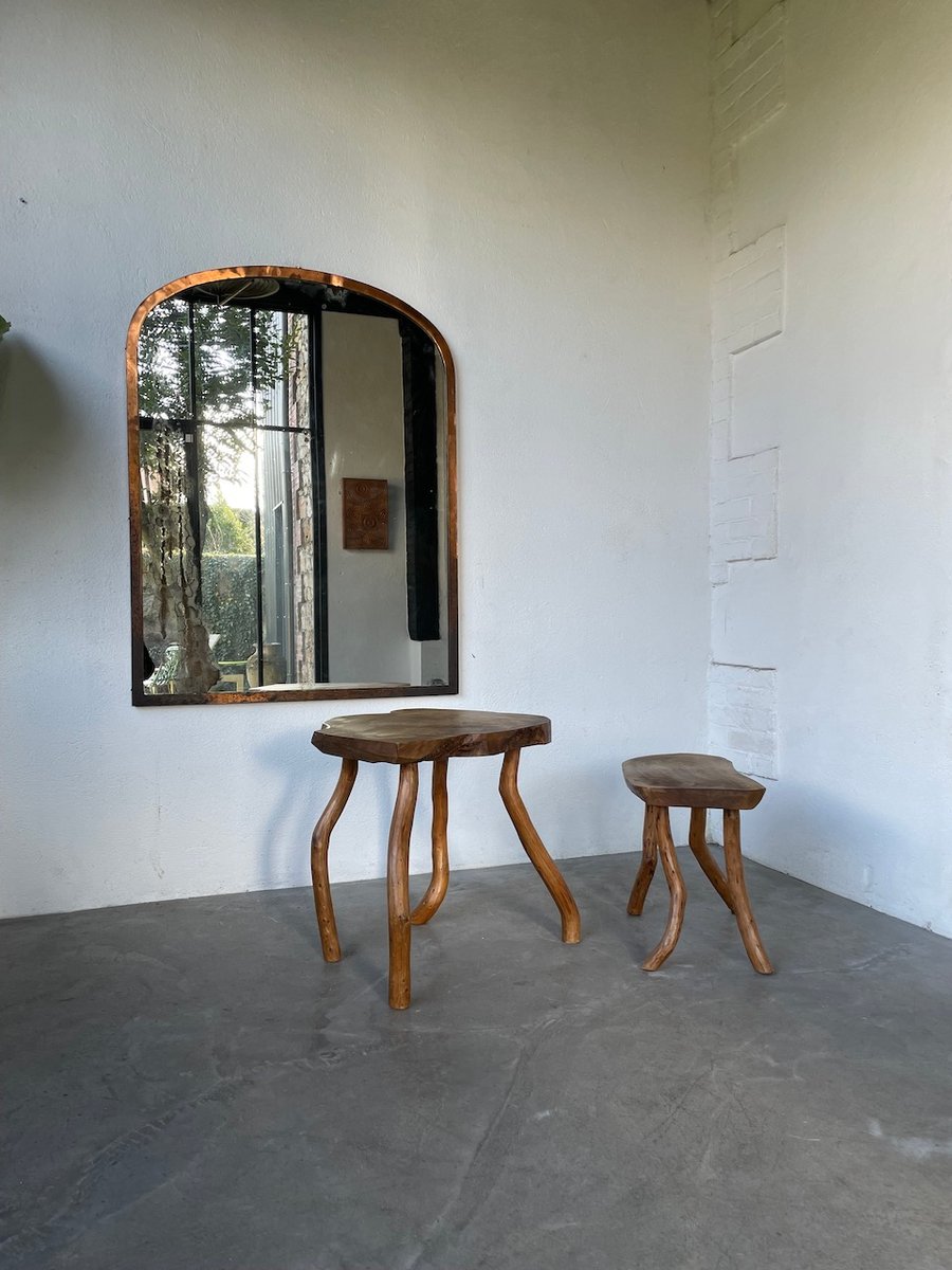 Elm Side Tables, 1960s, Set of 2 for sale at Pamono