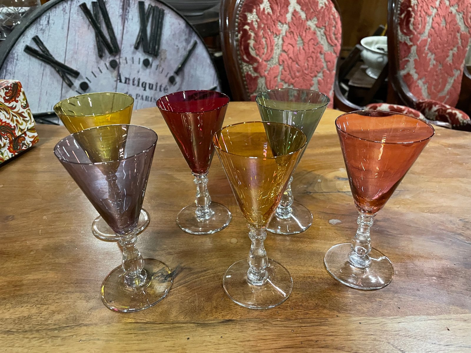 Vintage Hungarian Crystal Glasses, 1958, Set of 6 for sale at Pamono