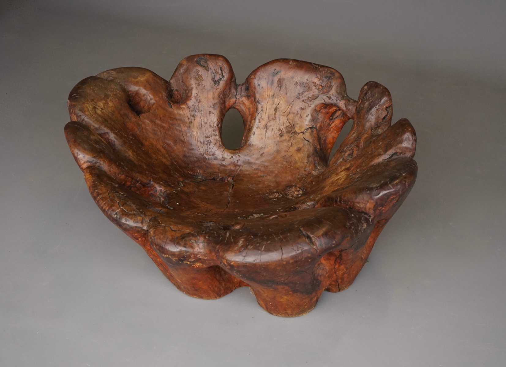 Teak Free-Form Root Wood Chair, 1970s for sale at Pamono