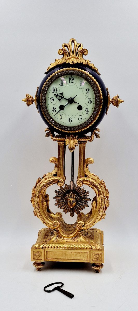 Antique French Table Clock for sale at Pamono