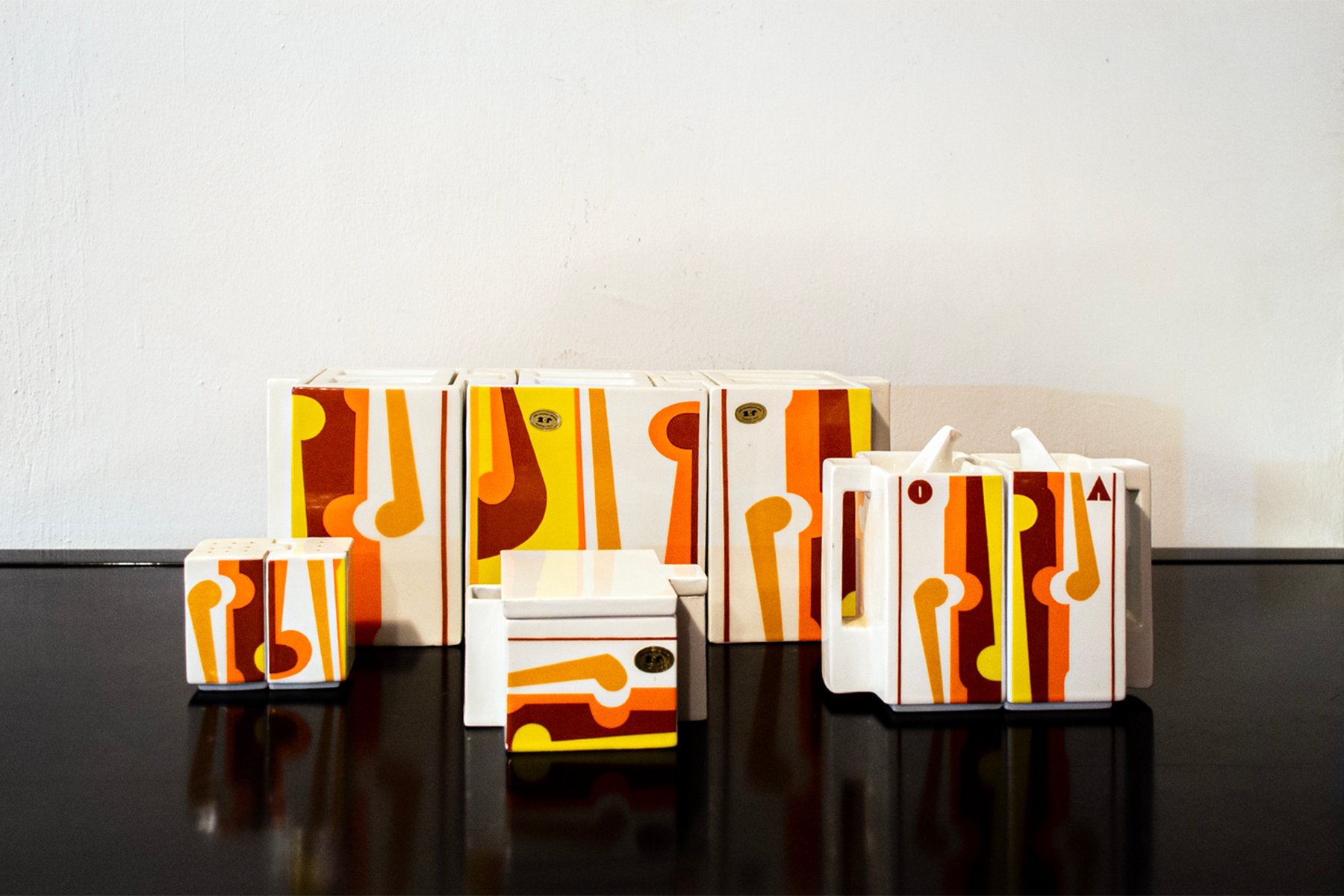 Ceramics Cubicon Collection by Peter Chinni for Arte Ceramica Romana ...