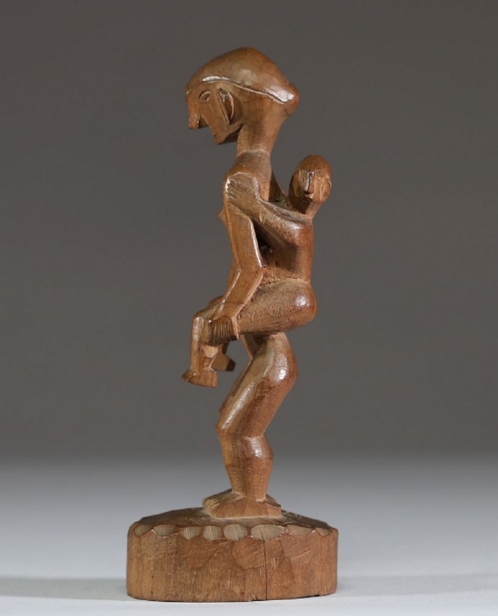 Philippine Carved Wooden Maternity Figure for sale at Pamono