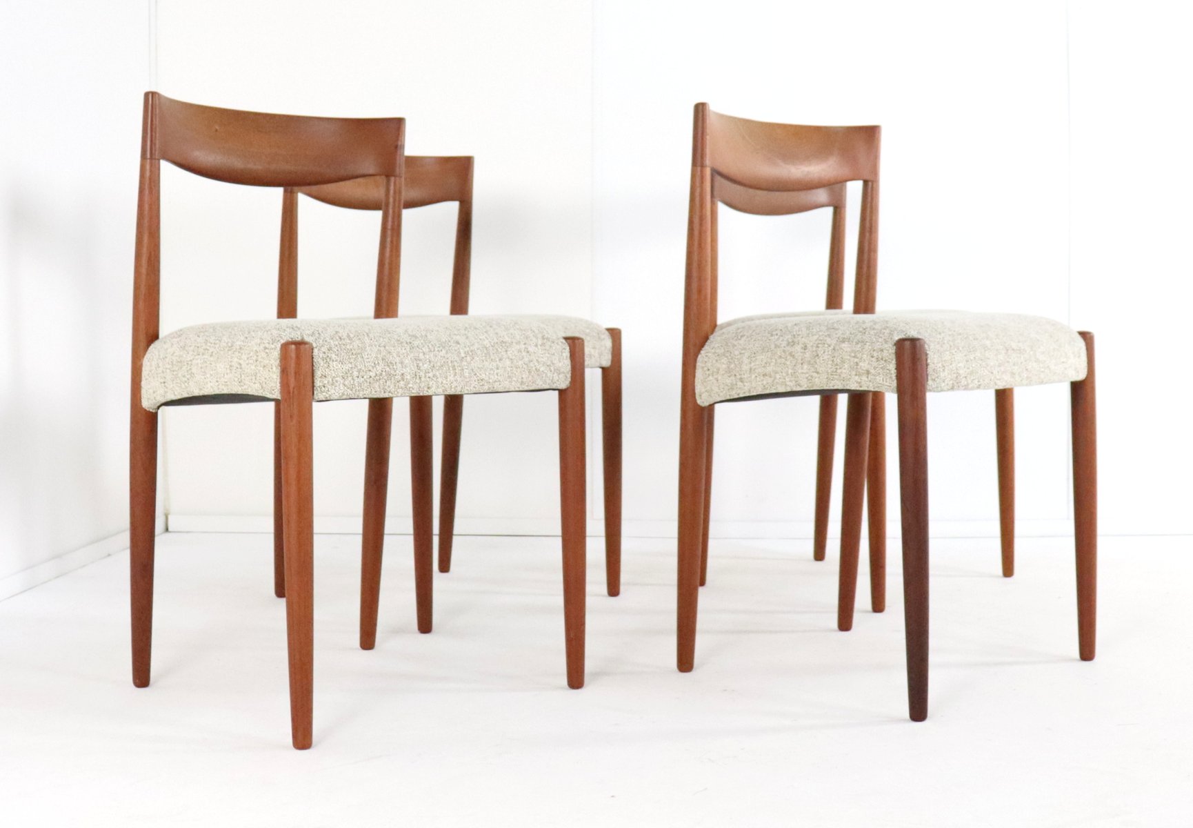 Vintage Chairs by J.C.A. Jensen, 1960s, Set of 4 for sale at Pamono