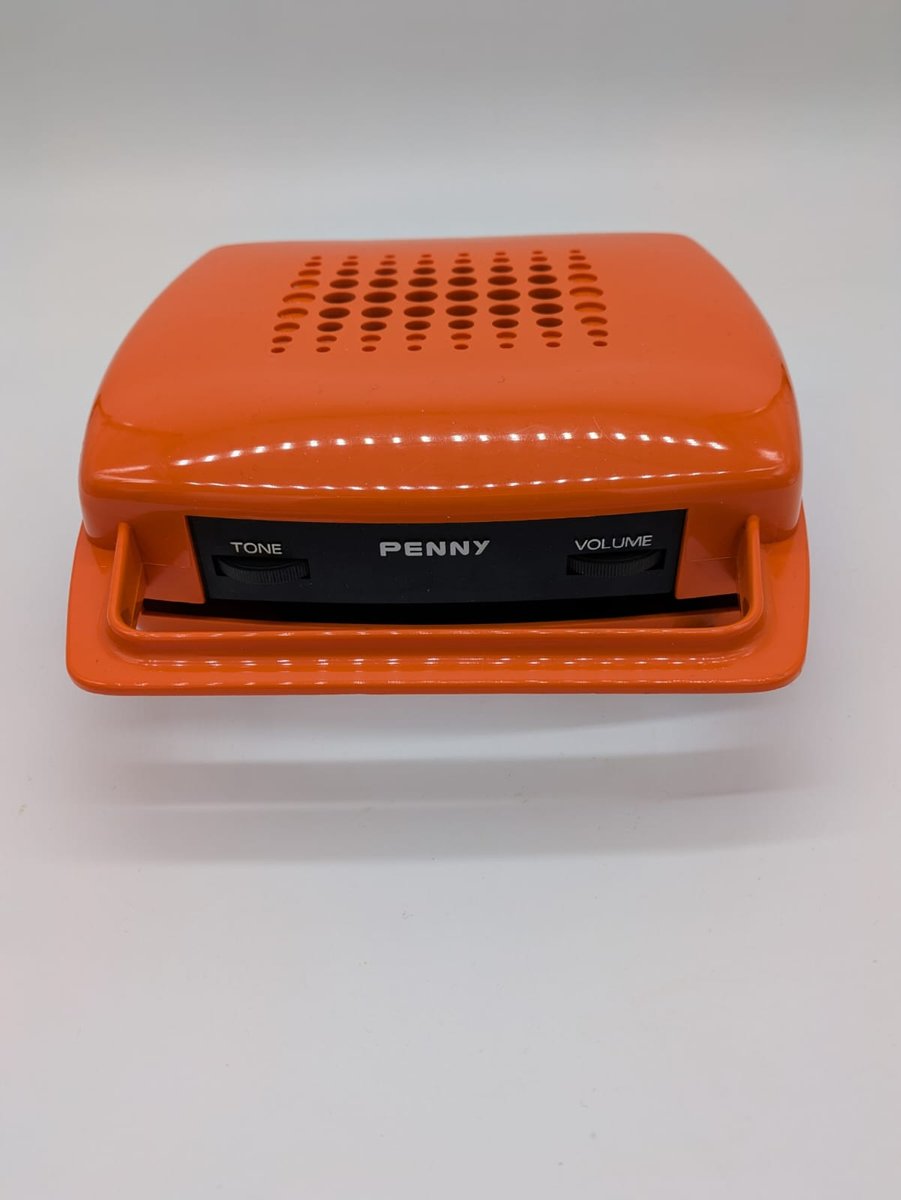 Orange Penny Record Player by Mario Bellini for MusicalNastro. Italy ...