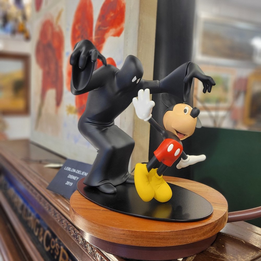 Resin Figure of Mickey Mouse and the Ink Ghost from Leblon Delienne ...
