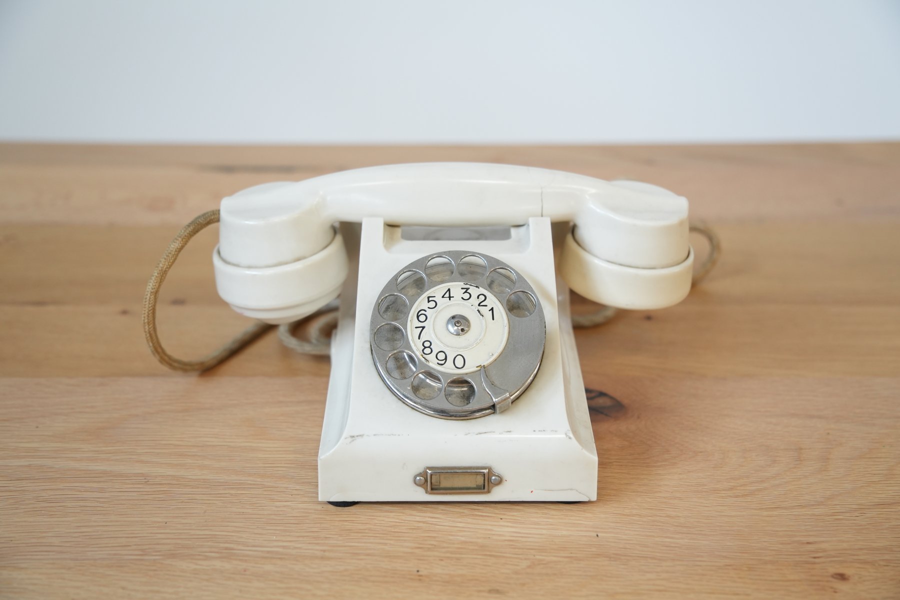 Vintage Industrial Bakelite Rotary Phone from Ericsson, 1950s for sale ...