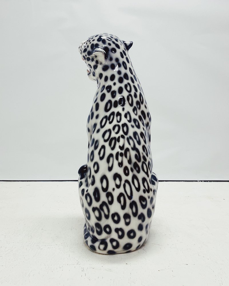 Snowleopard in Ceramic from Ceramiche Boxer for sale at Pamono